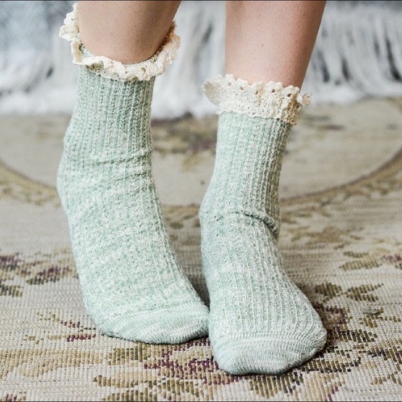 Accessories | Pastel Pink Ruffle Socks | Poshmark